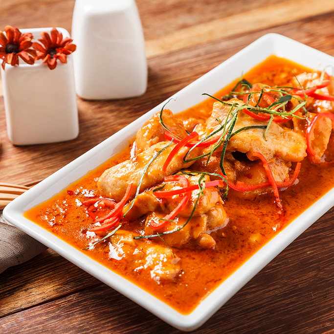 Panang Curry w/Rice | Thai Trio